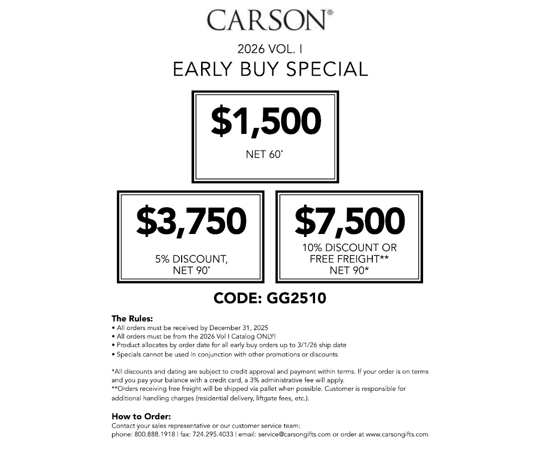 Promotions – Carson Gifts
