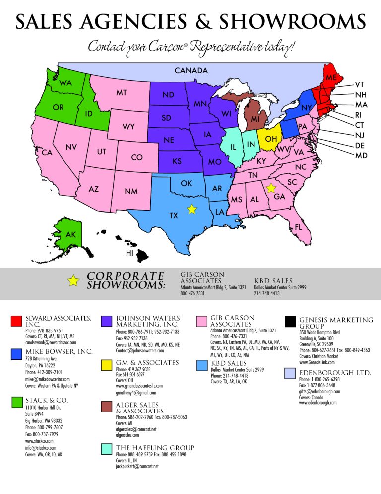 Find Your Rep – Carson Gifts