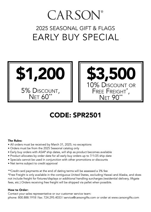 Promotions – Carson Gifts